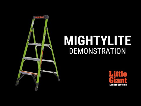 Little Giant MightyLite Platform Step Ladder – Little Giant Ladders UK