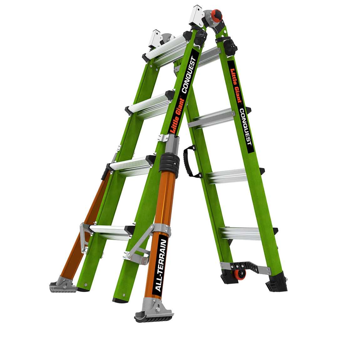 Little Giant Conquest All-Terrain GRP Multi-Purpose Ladder – Little ...