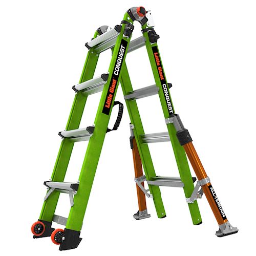 Little Giant Conquest All-Terrain GRP Multi-Purpose Ladder – Little ...